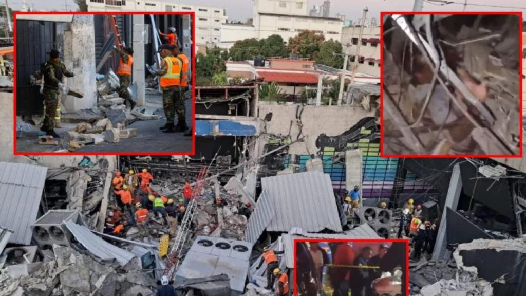 Colapso en la discoteca Jet Set, ya se desprendían fragmentos del techo ...