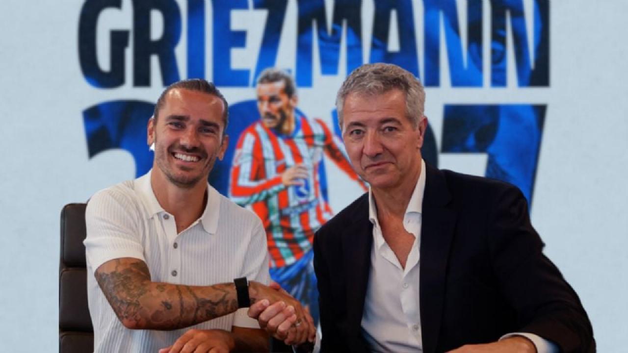 Antoine Griezmann renueva contrato con Atlético de Madrid y seguirá en ...