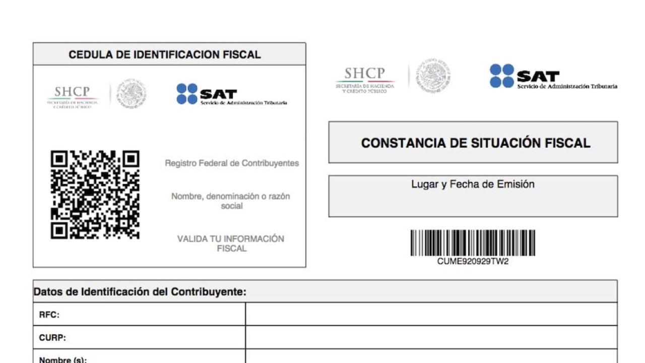 SAT aclara diferencias entre la Constancia de Situación Fiscal y la ...